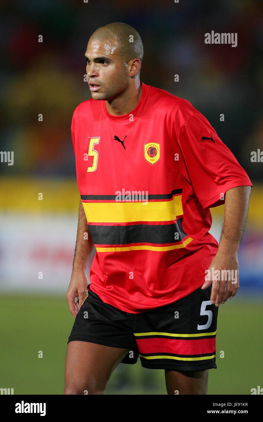 CARLOS ALONSO ANGOLA CAIRO MILITARY STADIUM CAIRO EGYPT 25 January 2006 ...