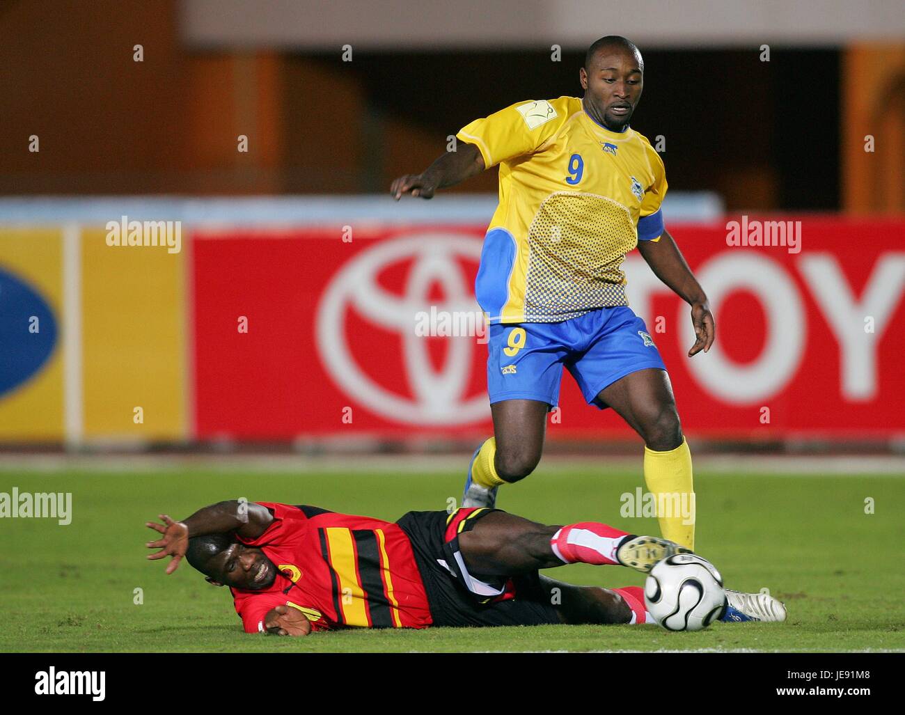 ANDRE MACANGA & LOMANA LUA LUA ANGOLA V DR CONGO CAIRO MILITARY STADIUM ...