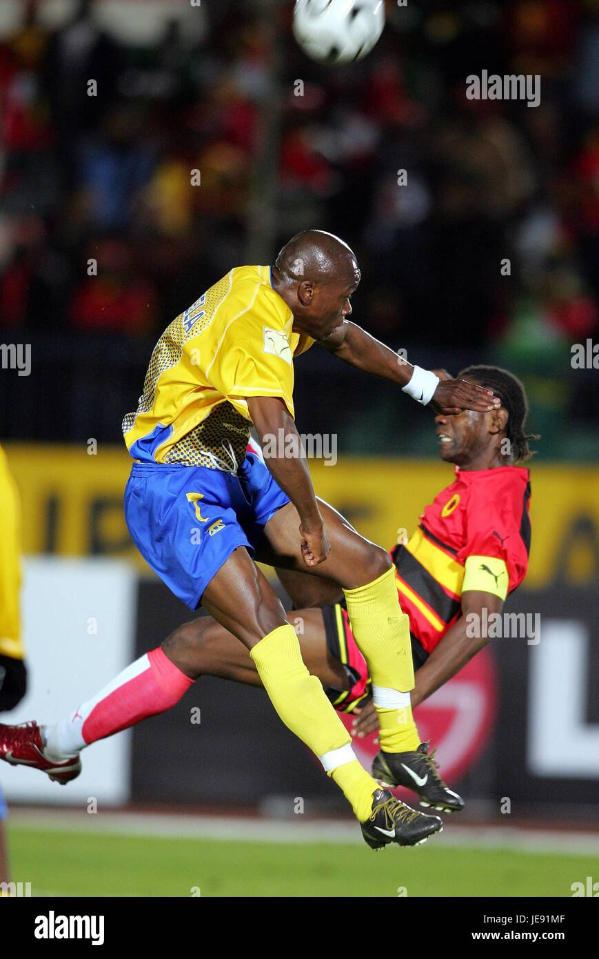 FABRICE MAIECO LOMANA LUA LUA ANGOLA V DR CONGO CAIRO MILITARY STADIUM ...