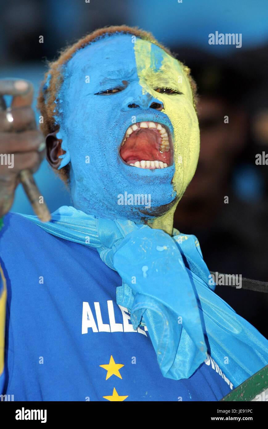 CONGO FAN ANGOLA V RD CONGO CAIRO MILITARY STADIUM CAIRO EGYPT 25 ...