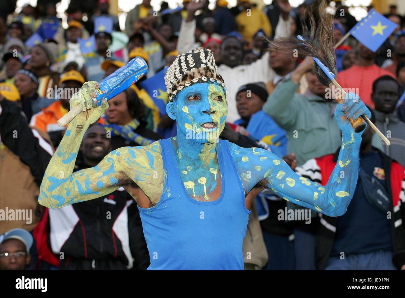 CONGO FAN ANGOLA V RD CONGO CAIRO MILITARY STADIUM CAIRO EGYPT 25 ...