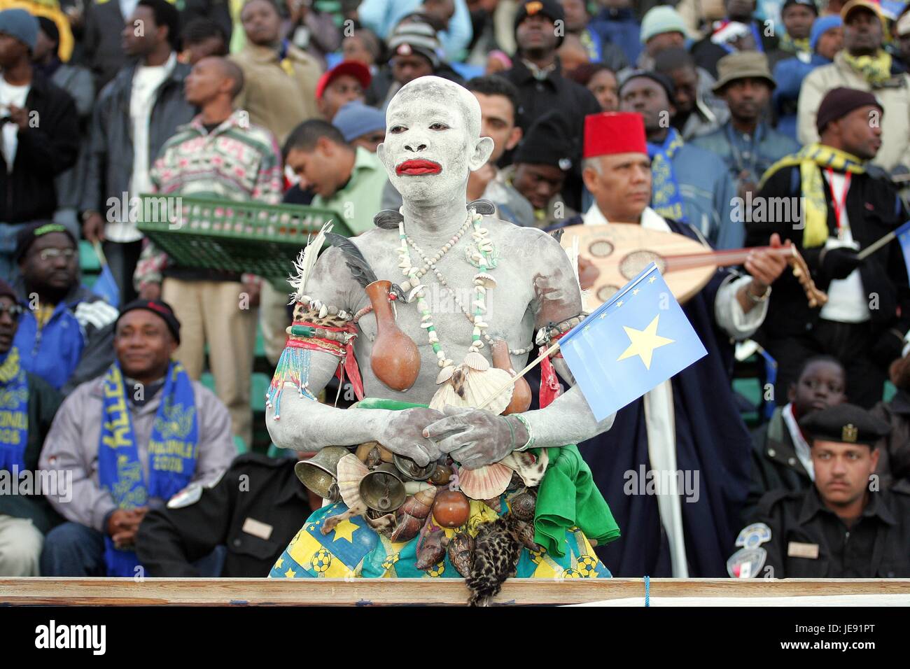 CONGO FAN ANGOLA V RD CONGO CAIRO MILITARY STADIUM CAIRO EGYPT 25 ...