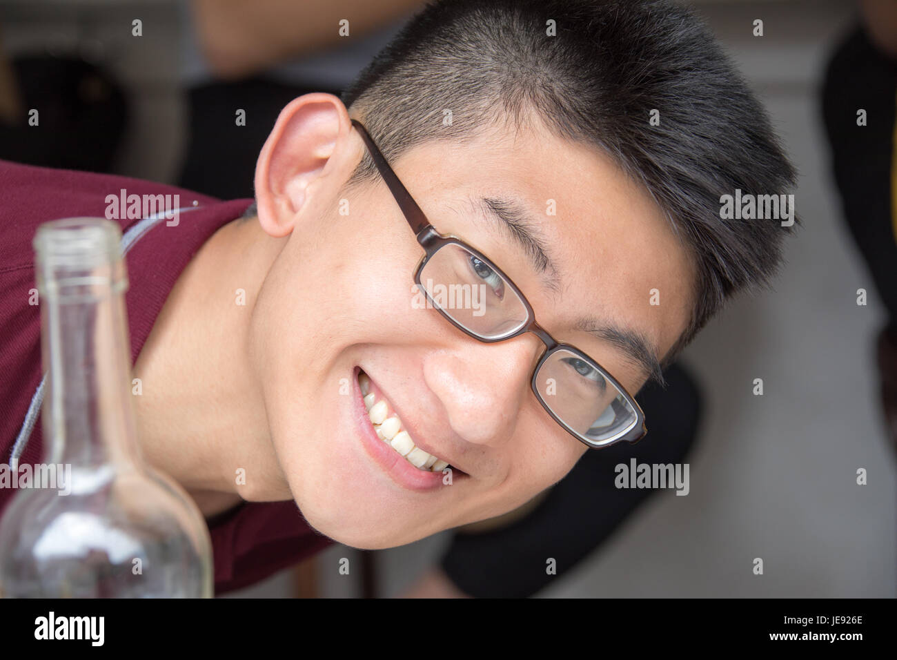 Chinese student in Manhattan, New York City Stock Photo - Alamy