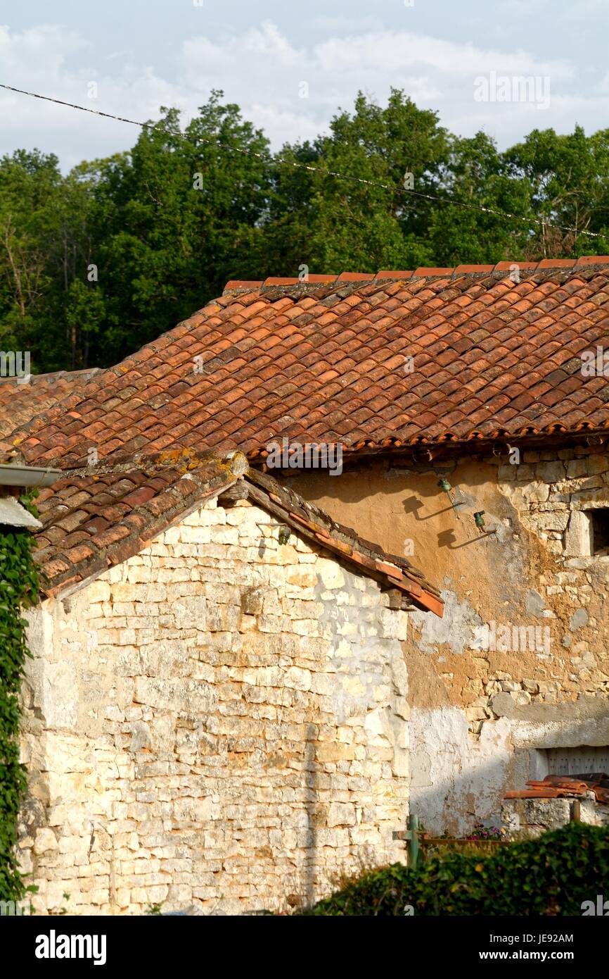 Old farmhouse building in rural France Europe Stock Photo - Alamy