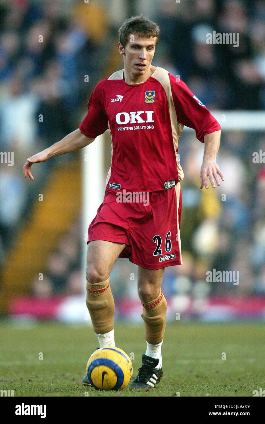 GARY O'NEIL PORTSMOUTH FC ST ANDREWS BIRMINGHAM ENGLAND 21 January 2006 ...