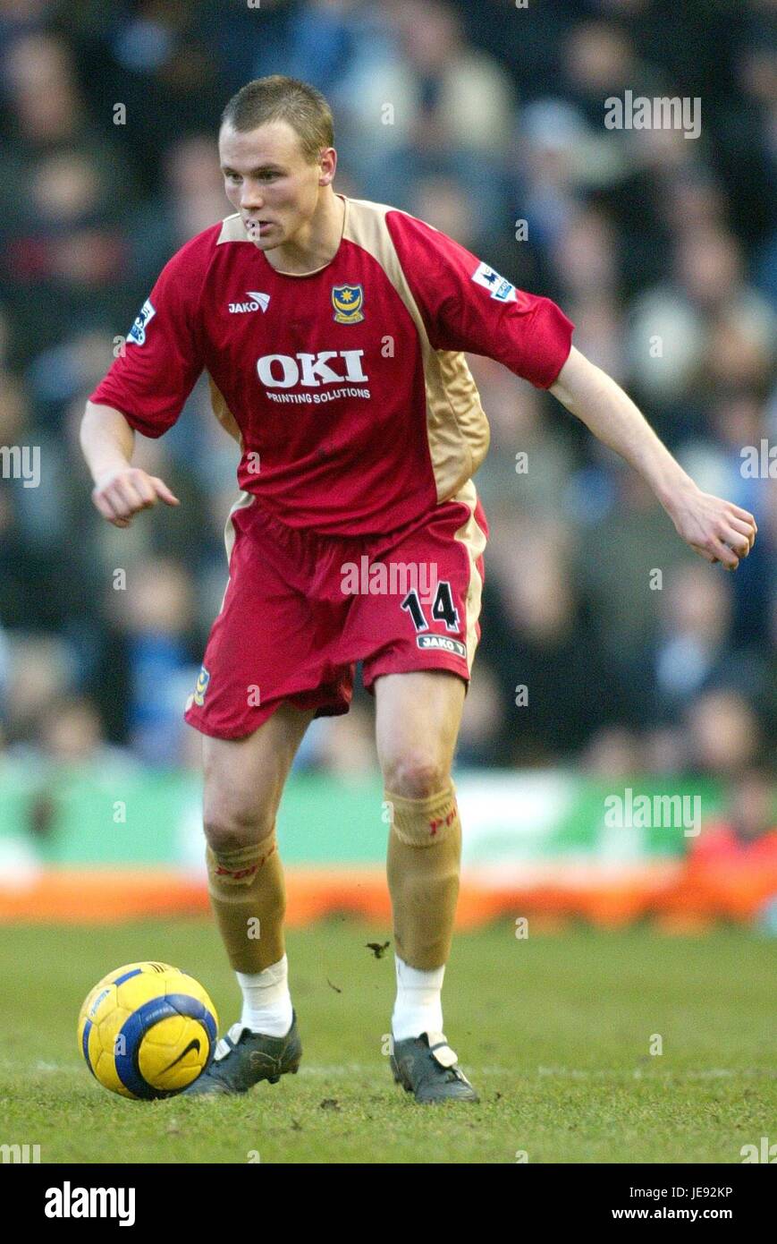 MATTHEW TAYLOR PORTSMOUTH FC ST ANDREWS BIRMINGHAM ENGLAND 21 January ...