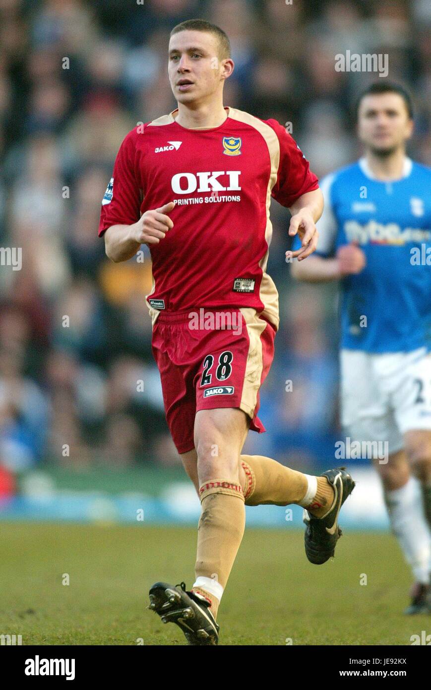 SEAN DAVIS PORTSMOUTH FC ST ANDREWS BIRMINGHAM ENGLAND 21 January 2006 ...