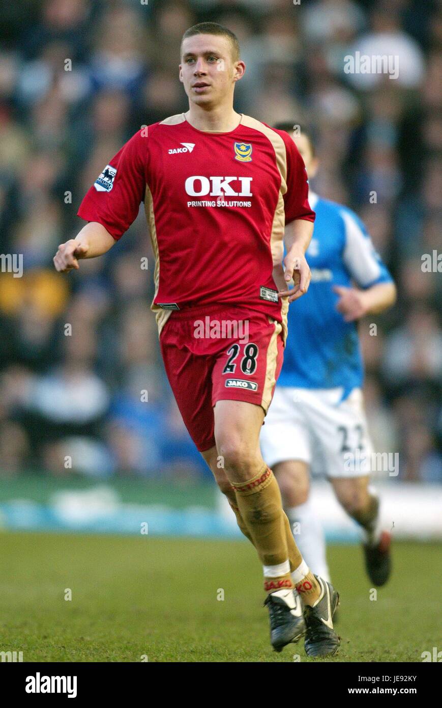 SEAN DAVIS PORTSMOUTH FC ST ANDREWS BIRMINGHAM ENGLAND 21 January 2006 ...