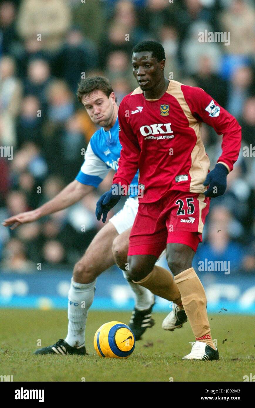 BENJANI MWARUWARI PORTSMOUTH FC ST ANDREWS BIRMINGHAM ENGLAND 21 ...