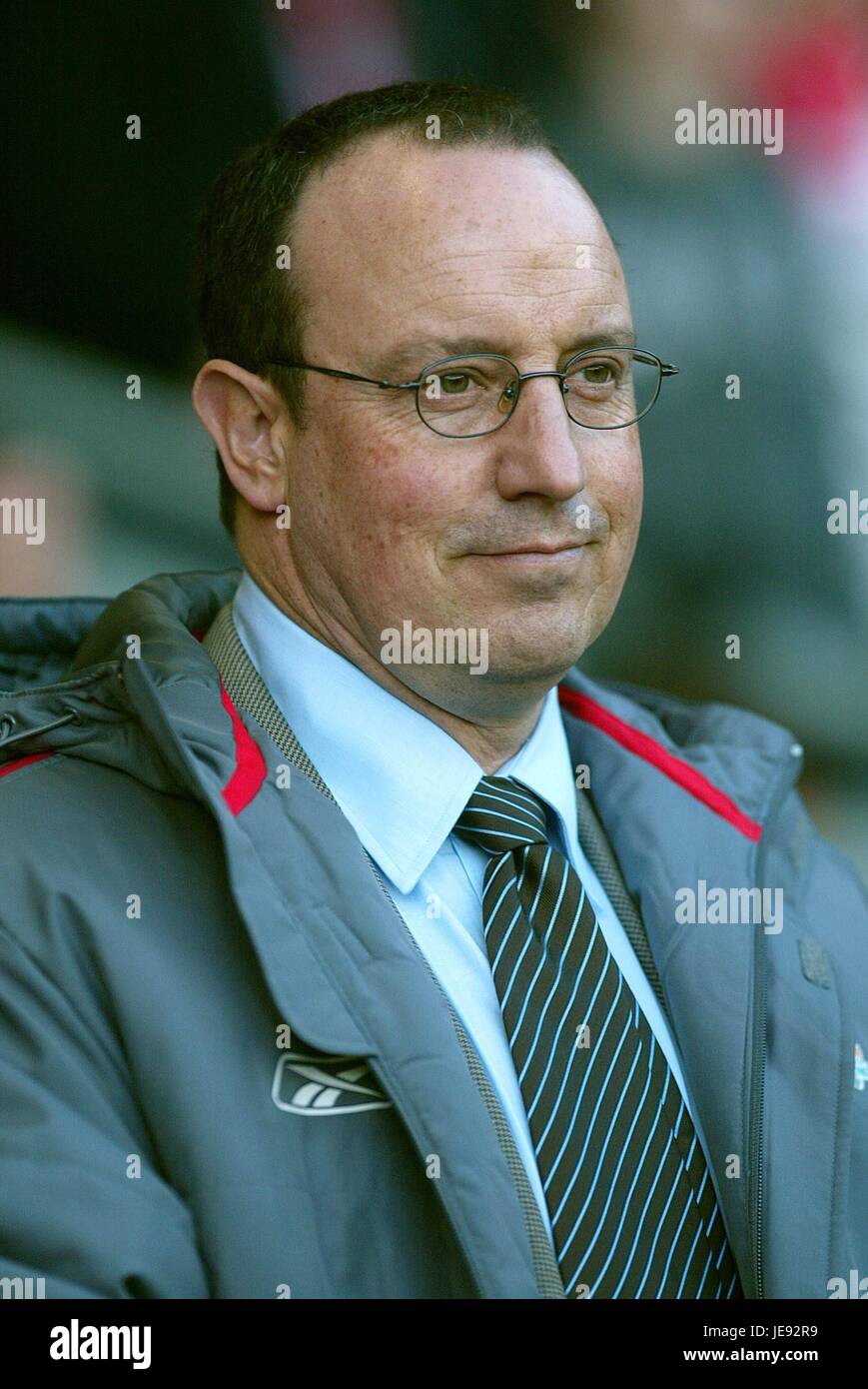 RAFAEL BENITEZ LIVERPOOL FC COACH ANFIELD LIVERPOOL ENGLAND 14 January ...