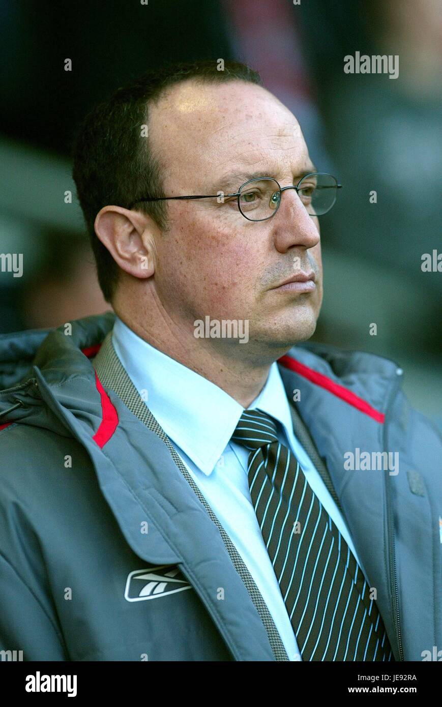 RAFAEL BENITEZ LIVERPOOL FC COACH ANFIELD LIVERPOOL ENGLAND 14 January ...