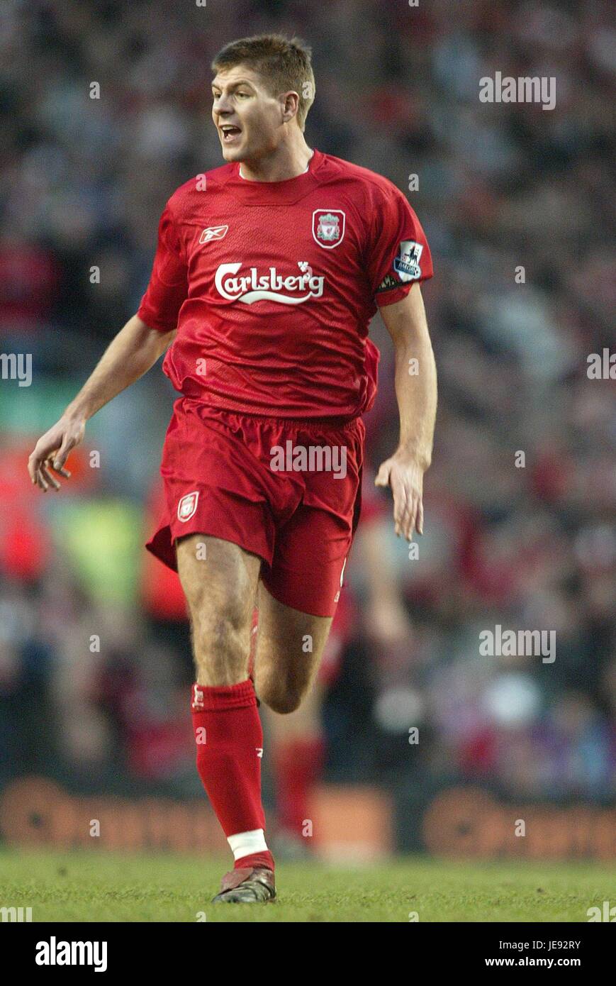STEVEN GERRARD, LIVERPOOL FC, LIVERPOOL V TOTTENHAM HOTSPUR, 2006 Stock ...