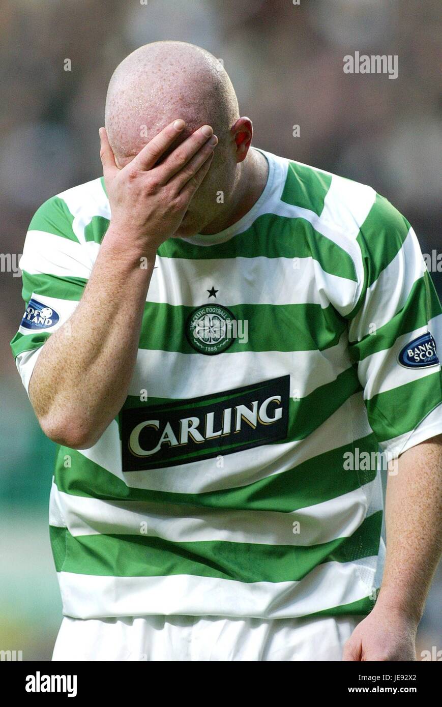 JOHN HARTSON GLASGOW CELTIC FC PARK HEAD STADIUM CELTIC PARK GLASGOW 14 ...