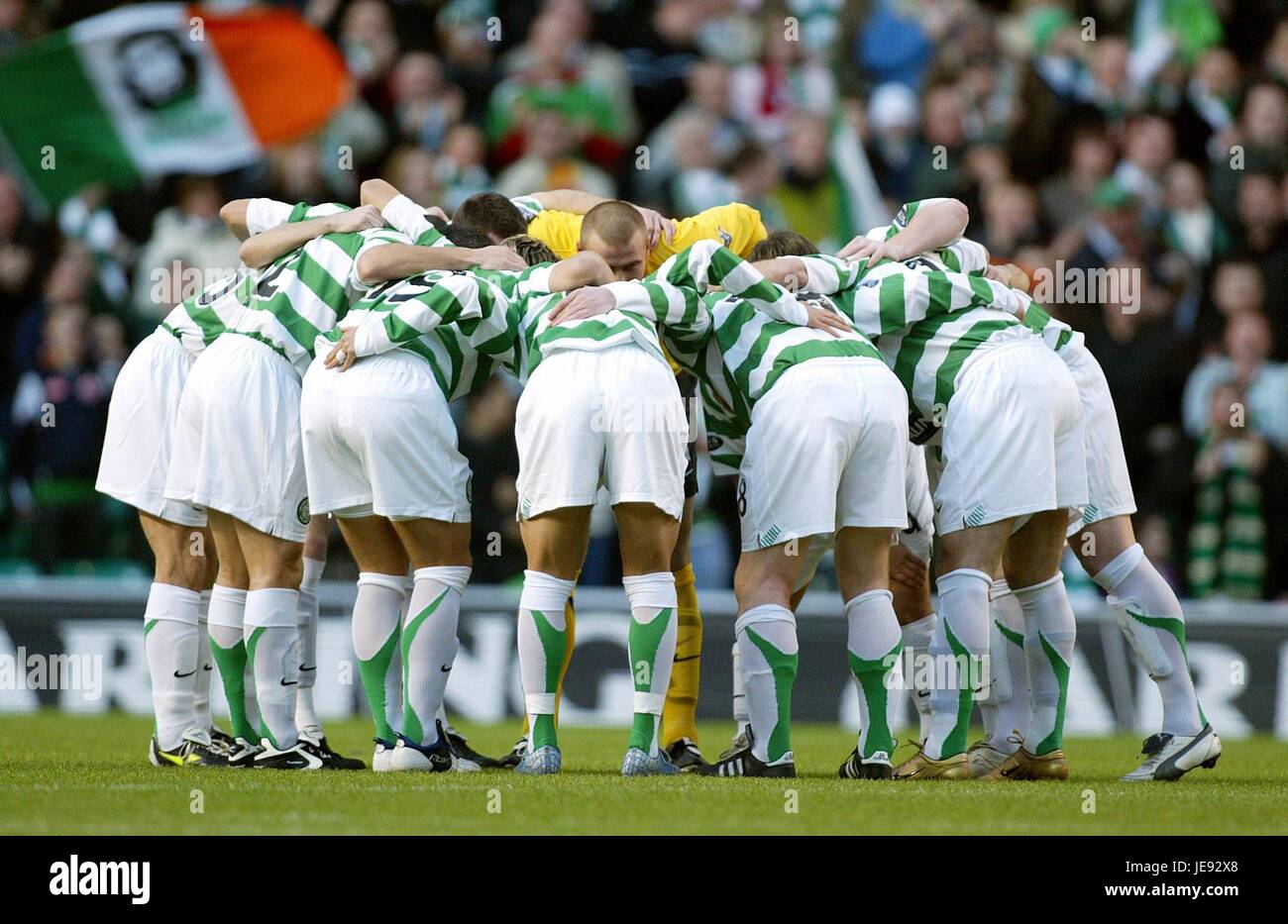 CELTIC PLAYERS' GROUP HUG CELTIC V KILMARNOCK PARK HEAD STADIUM CELTIC ...