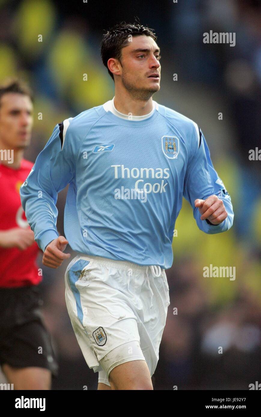 ALBERT RIERA MANCHESTER CITY FC CITY OF MANCHESTER STADIUM MANCHESTER ...