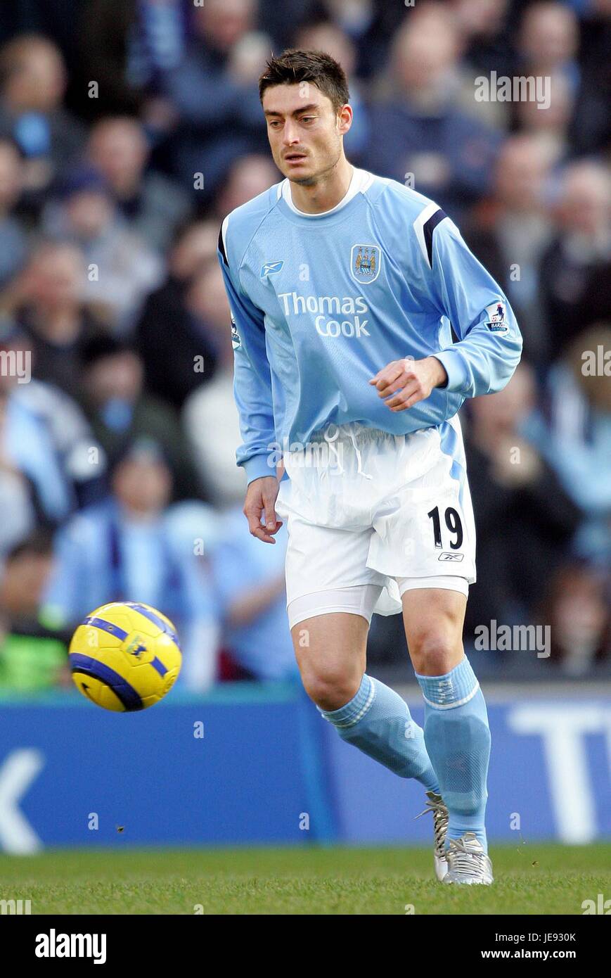 ALBERT RIERA MANCHESTER CITY FC CITY OF MANCHESTER STADIUM MANCHESTER ...