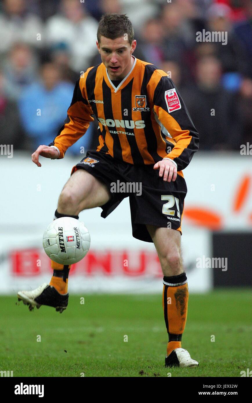 RYAN FRANCE HULL CITY FC KC STADIUM HULL 07 January 2006 Stock Photo ...