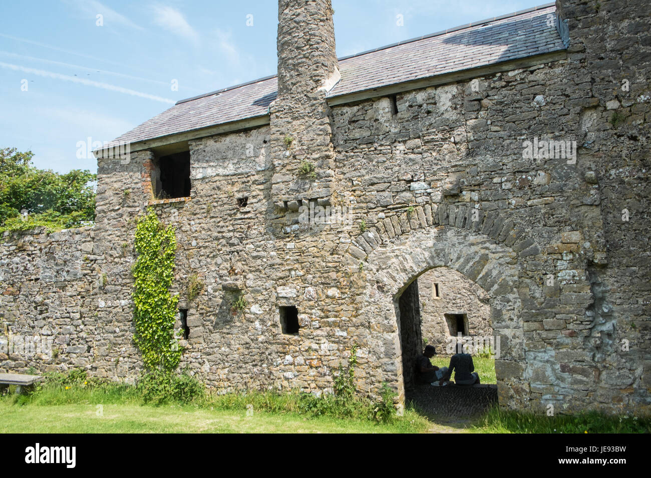 Old Priory,church,Caldey,Caldy,Island,Caldey Island,monastic,monastery ...