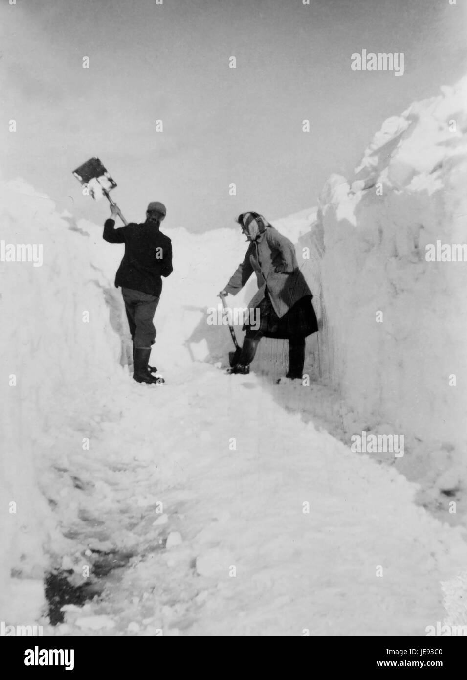 1963 snow britain hi-res stock photography and images - Alamy
