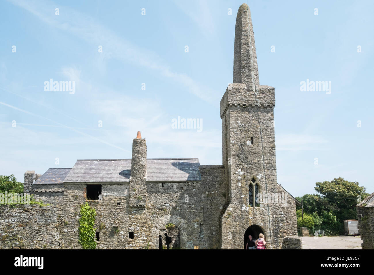 Old Priory,church,Caldey,Caldy,Island,Caldey Island,monastic,monastery ...