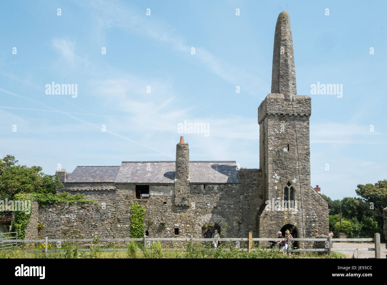 Old Priory,church,Caldey,Caldy,Island,Caldey Island,monastic,monastery ...