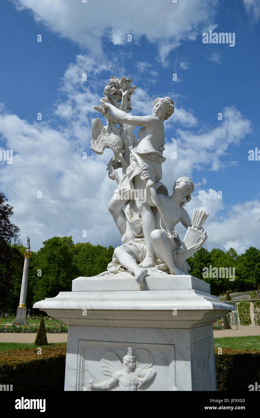 Statue at Sans Souci Stock Photo - Alamy