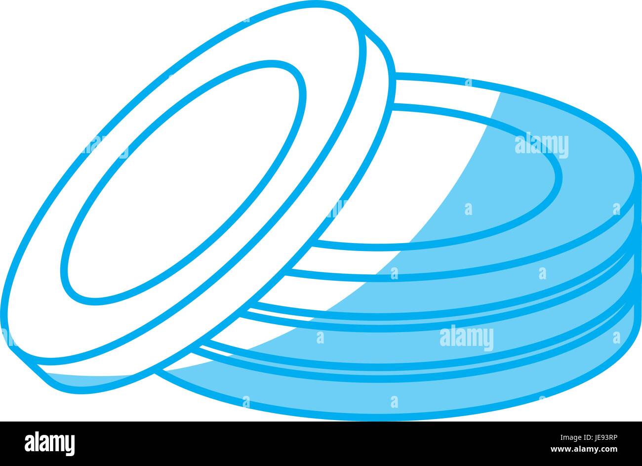 dishes icon over white background vector illustration Stock Vector ...