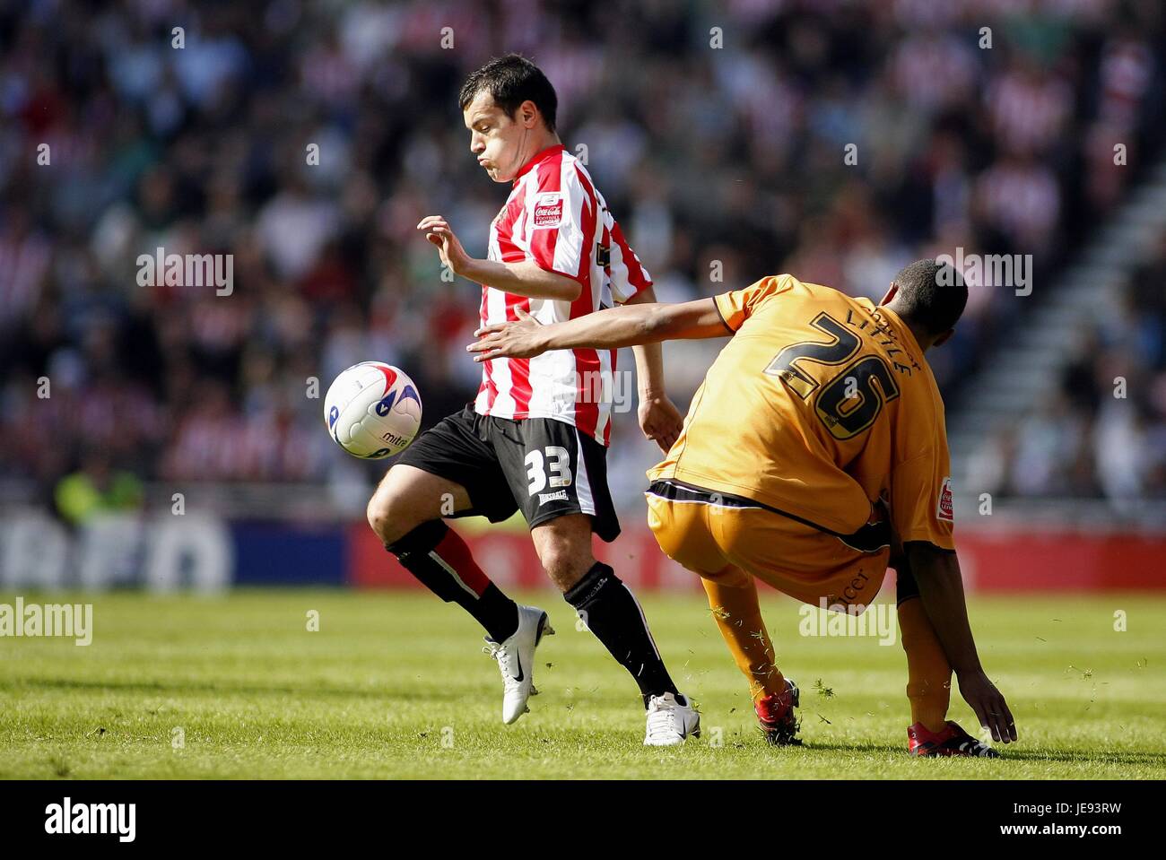 ROSS WALLACE & MARK LITTLE SUNDERLAND V WOLVES STADIUM OF LIGHT ...
