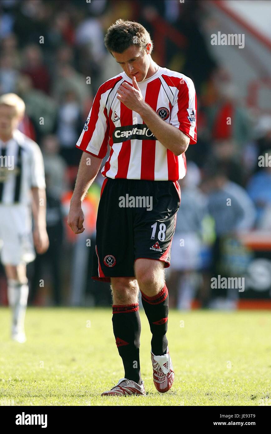 MICHAEL TONGE AFTER DEFEAT SHEFFIELD UTD V NEWCASTLE UTD BRAMALL LANE ...