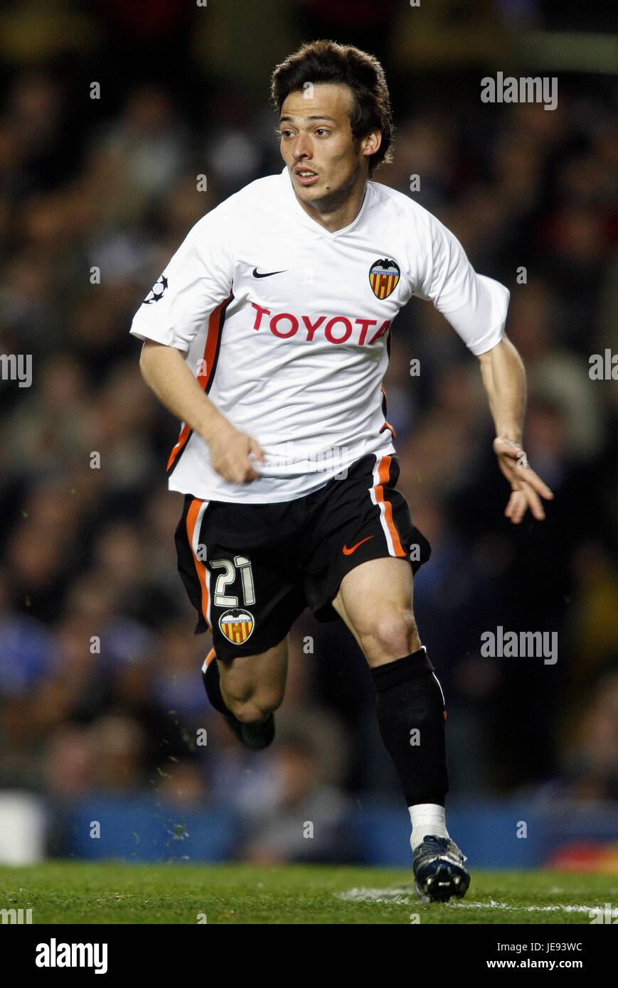 DAVID SILVA VALENCIA CF STAMFORD BRIDGE CHELSEA LONDON 04 April 2007 ...