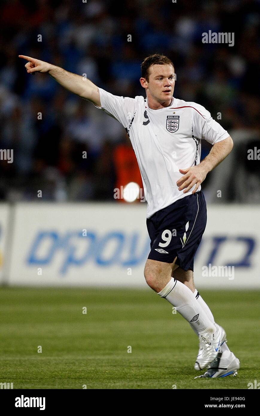 WAYNE ROONEY, ENGLAND and MANCHESTER UNITED FC, ISRAEL V ENGLAND, 2007 ...