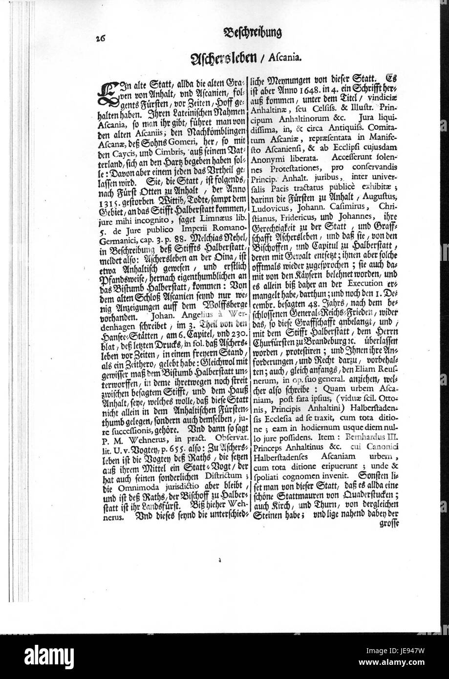 A 17th-century engraving from 'De Merian Saxoniae inferioris ...