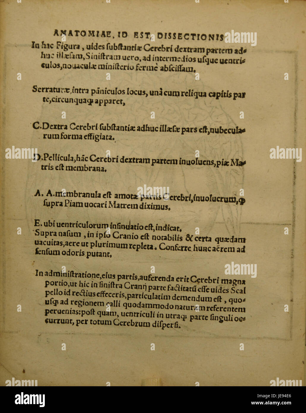 The 'Anatomiae Pars Prior' by Dryander is a 16th-century anatomical ...