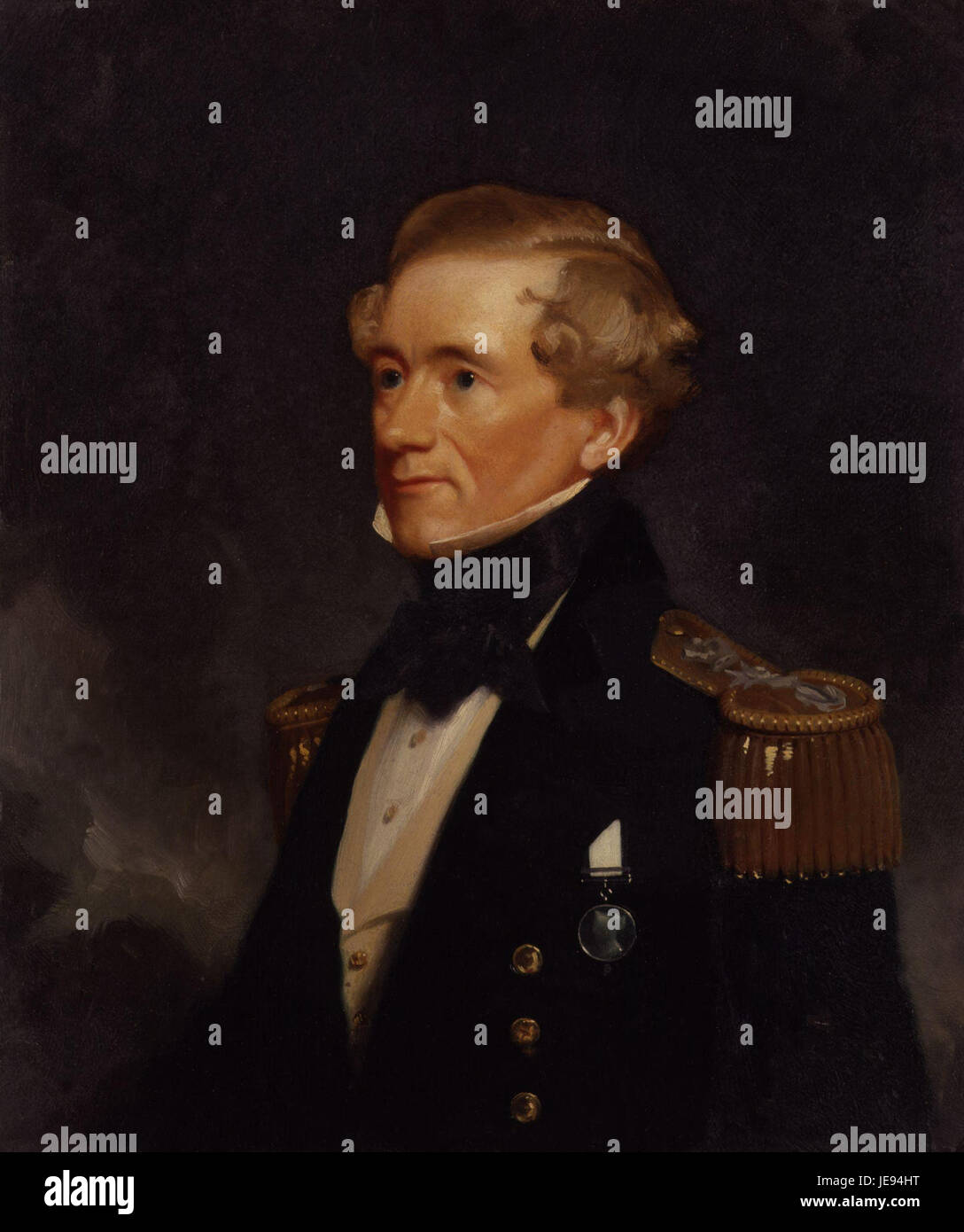 A portrait of Frederick William Beechey, painted by Stephen Pearce ...