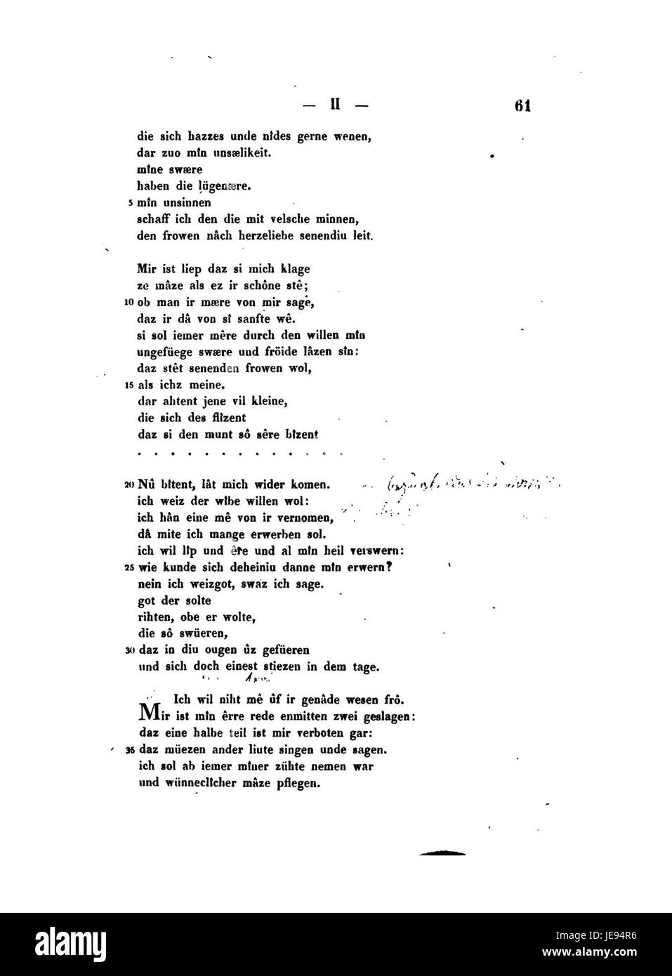 Walther von der vogelweide poems hi-res stock photography and images ...