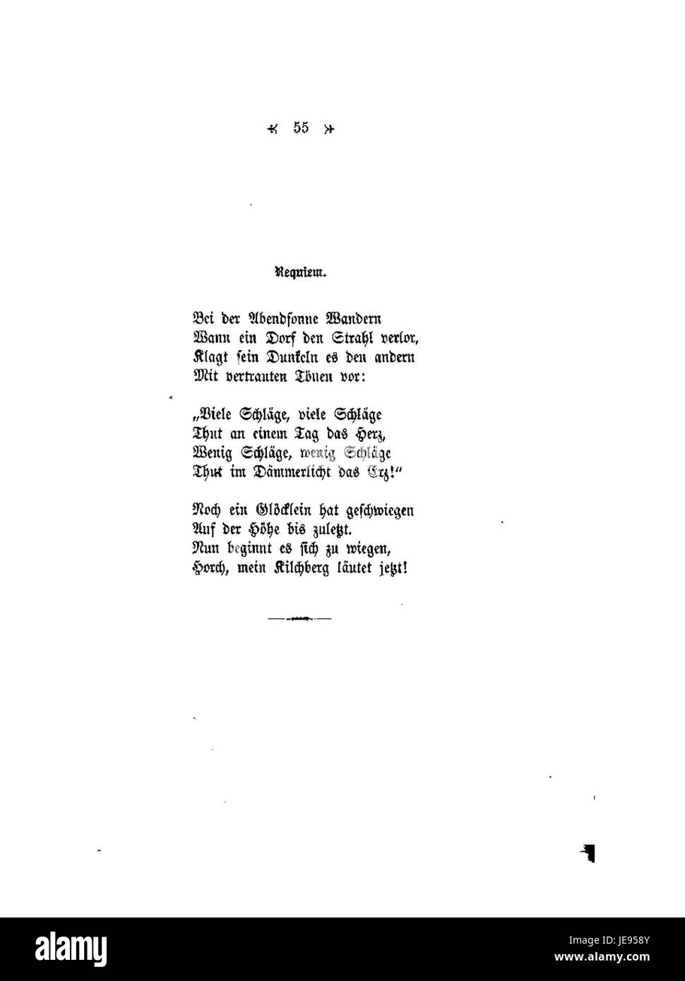 A page from Conrad Ferdinand Meyer's poetry collection, showcasing his ...