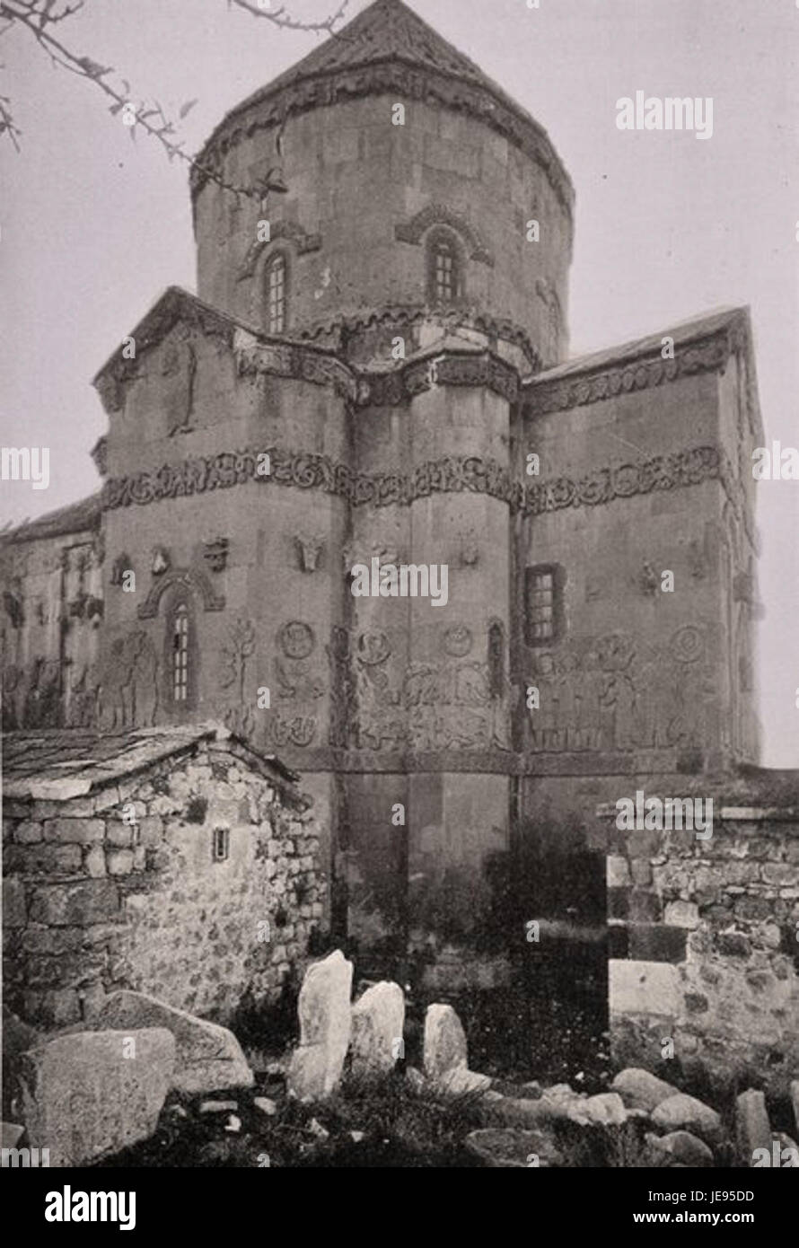Akhtamar Church, located on Akhtamar Island in Lake Van, Turkey, is a ...