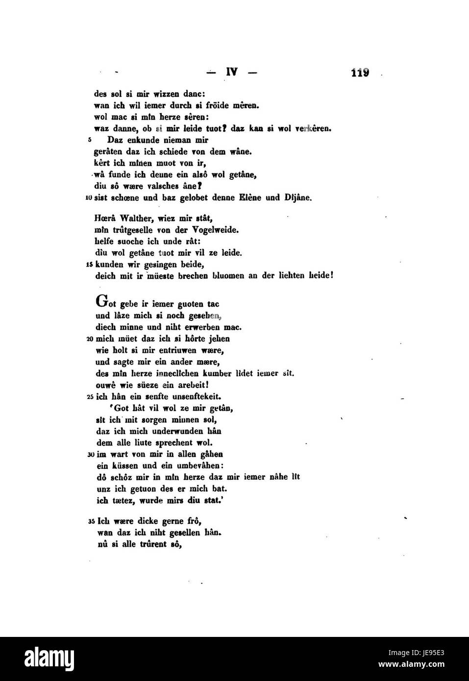 Traditional german poems hi-res stock photography and images - Alamy