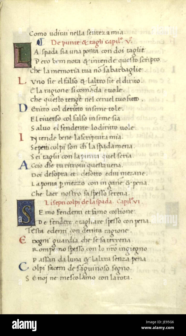 A manuscript page from Codex 1324, an ancient document from the ...