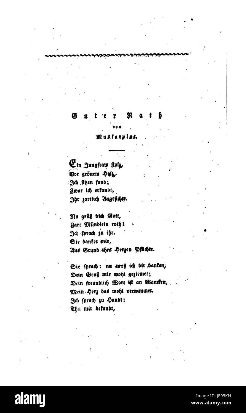 This piece from 'Altteutsche Volks-Meisterlieder' (Old German Folk ...