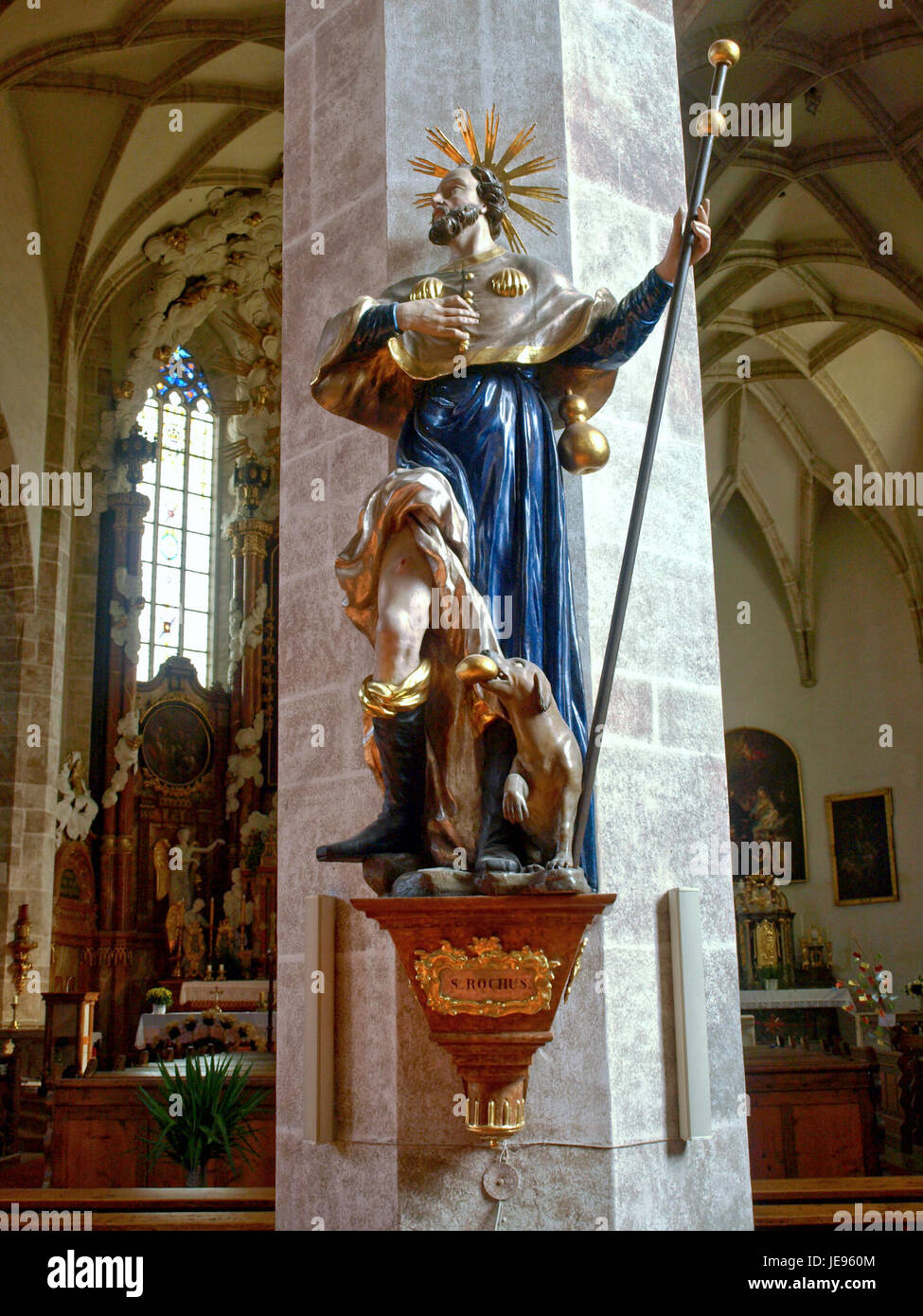 A photograph of the Catholic Church of St. Simon and Judas in Kilb ...