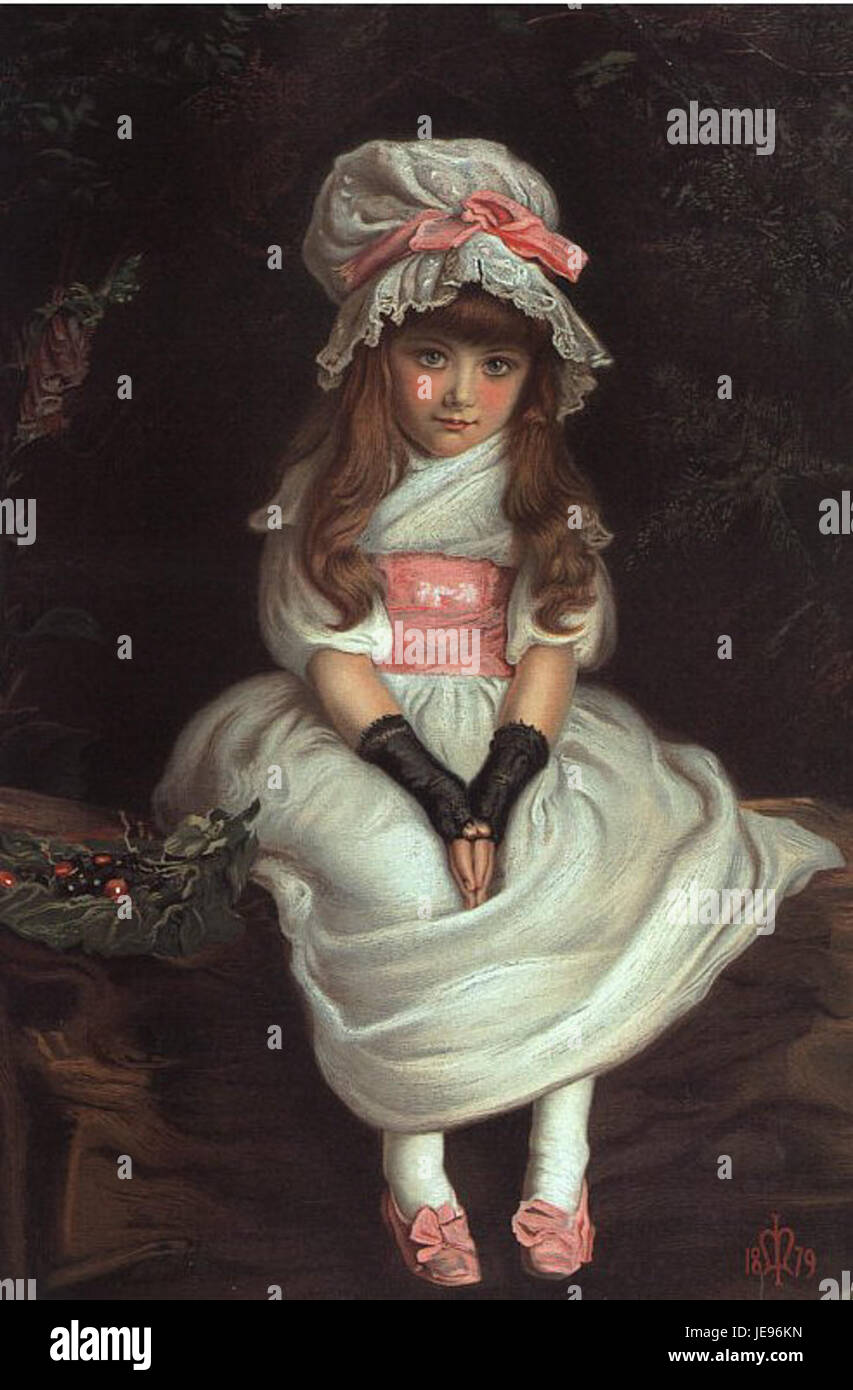 'Cherry Ripe' (1879) by John Everett Millais is a Victorian-era ...