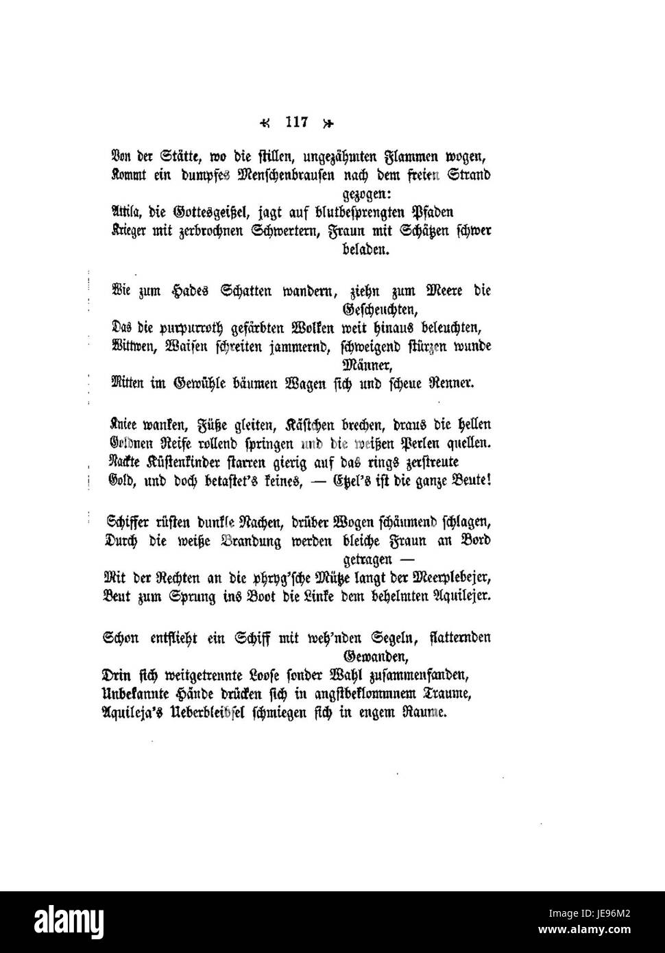 Page 117 from Conrad Ferdinand Meyer’s collection of poems. Meyer, a ...