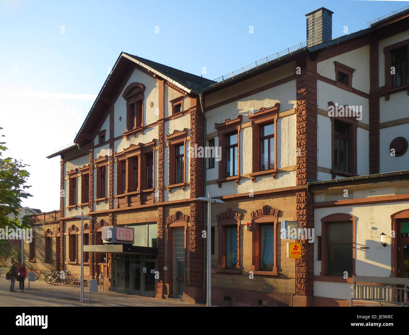 A photograph taken on October 31, 2013, shows the Bahnhof St. Ingbert ...