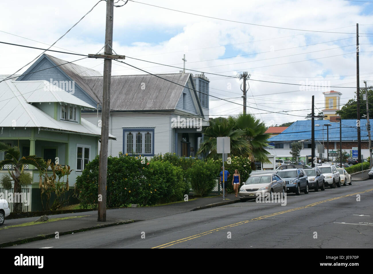 Haili Street in Hilo, Hawaii, is known for its scenic beauty and ...