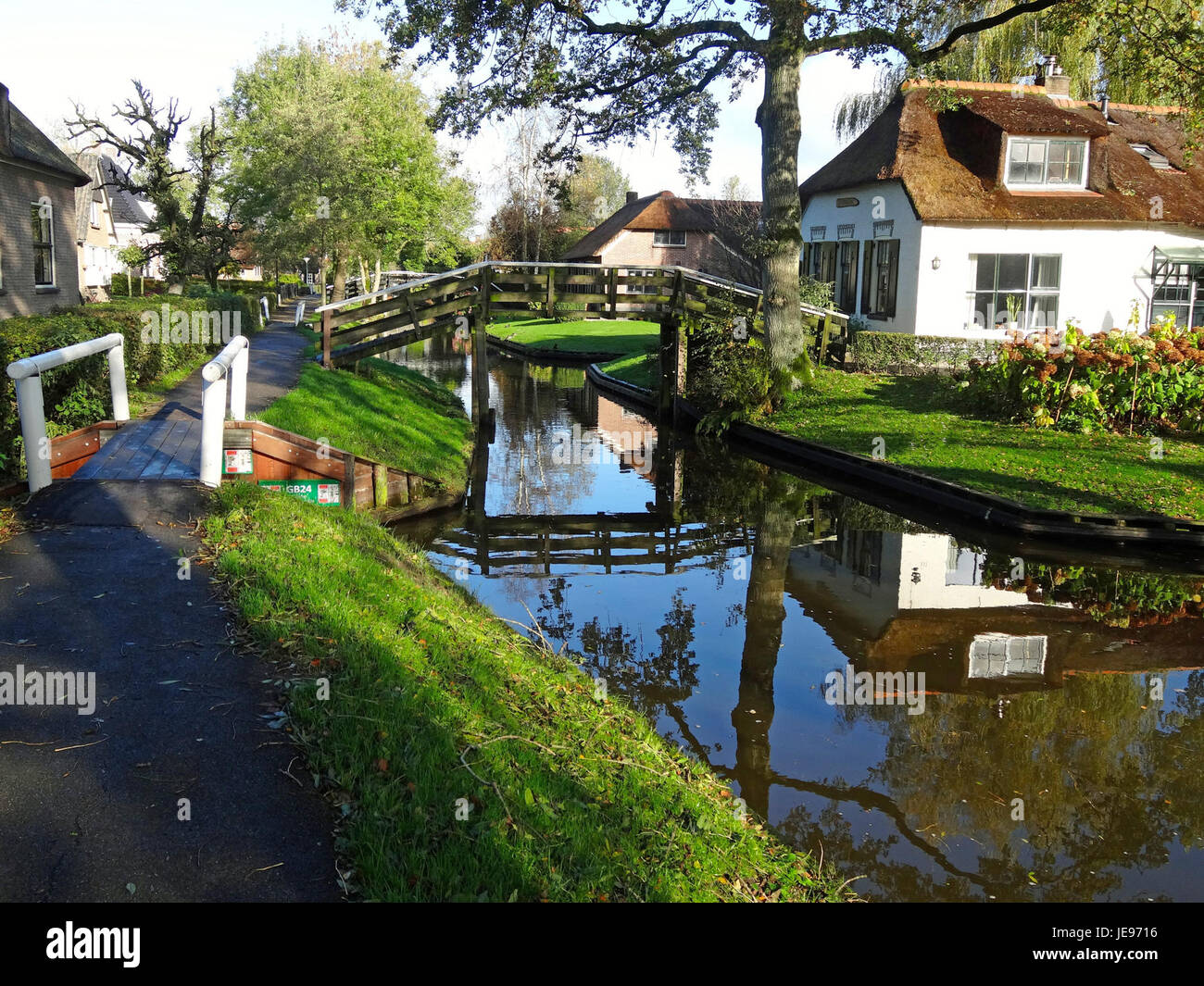 Giethoorn is a picturesque village in the Netherlands, known for its ...