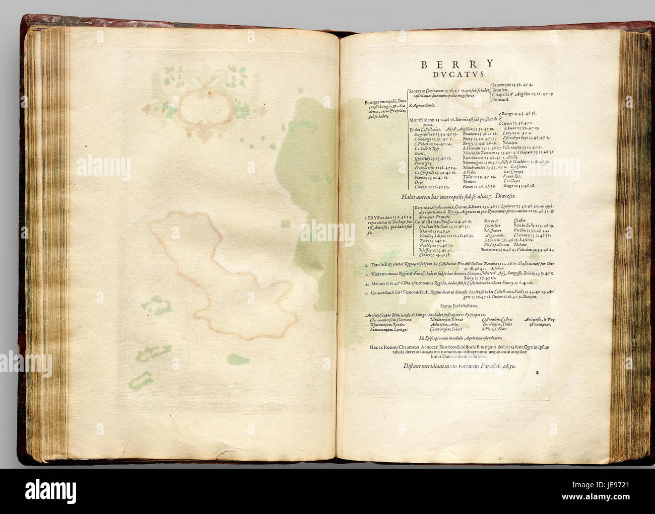 The Atlas Cosmographicae by Gerardus Mercator, published in the 16th ...