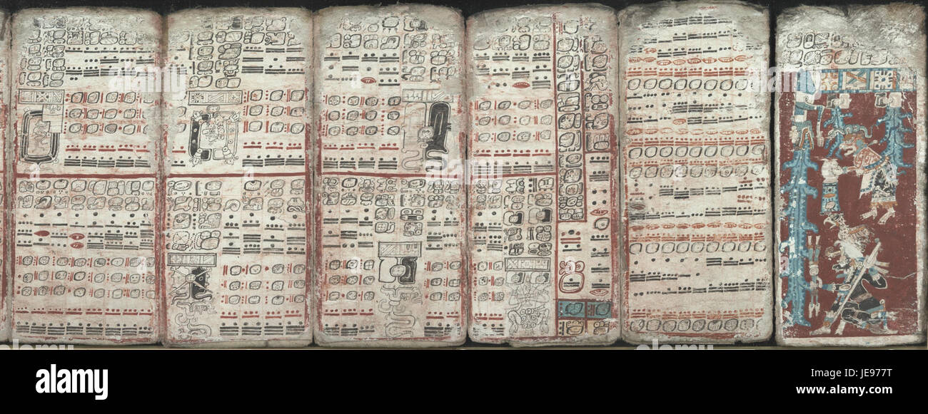 The Dresden Codex, a Maya manuscript, is one of the most important ...