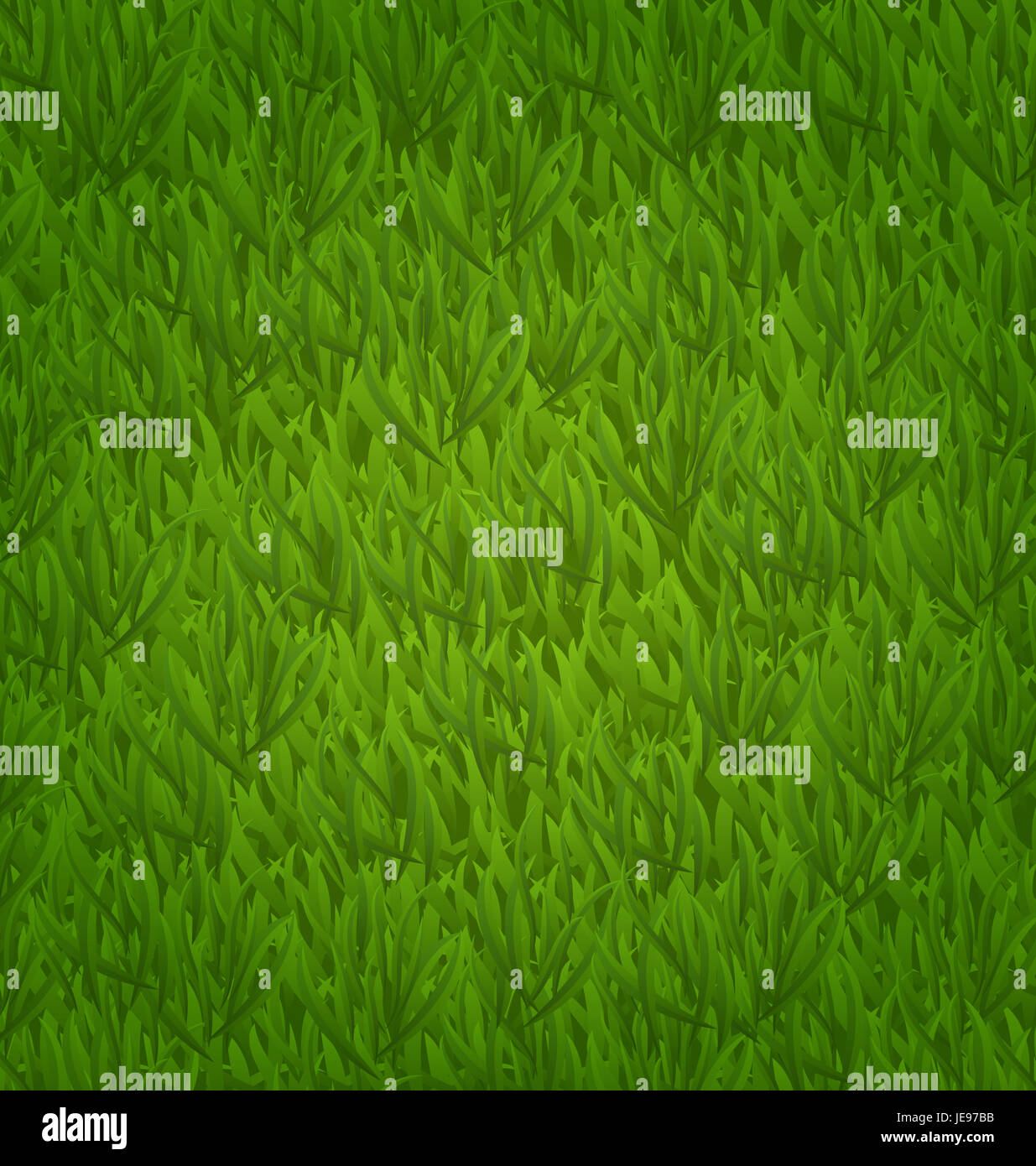 Illustration green grass field, nature background Stock Photo - Alamy