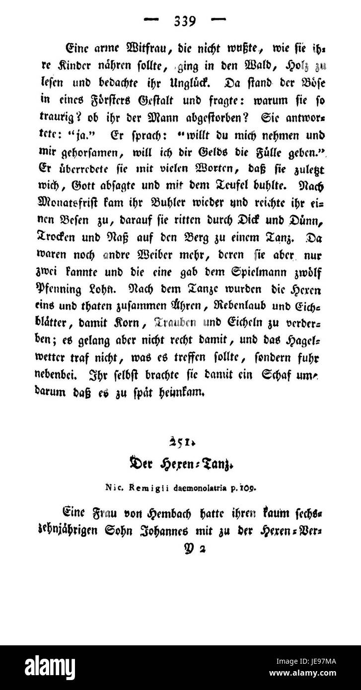 A page from 'Deutsche Sagen' (German Legends), volume 1, by the ...